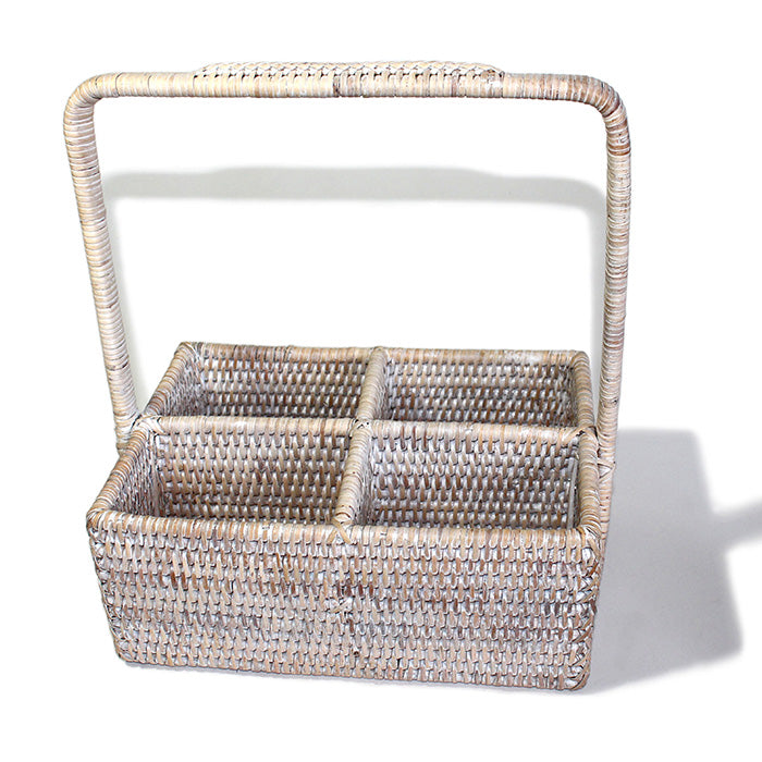 Rectangular Condiment Basket with Handle – Saffron Trading Company